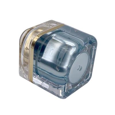 Cina Barattolo crema cosmetico vuoto di lusso 30g 50g della crema di fronte con il coperchio a vite in vendita