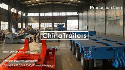 China modular trailer,heavy duty loads, multi axle trailer for sale