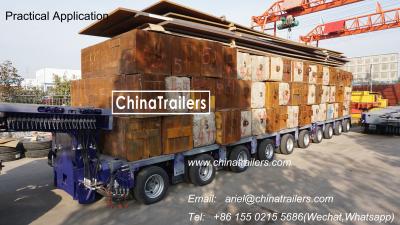 China Goldhofer THP/SL model modular trailer,hydraulic multi axle trailer.special transportation for sale
