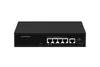 China 4 Port Gigabit PoE Switch with VLAN Isolation and 250m Extend Mode 65W for sale
