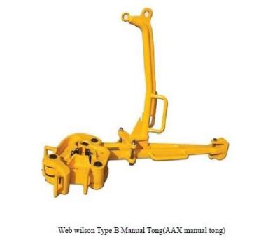 China sell oilfield equipment  WWB type manual tong and related spare parts for sale