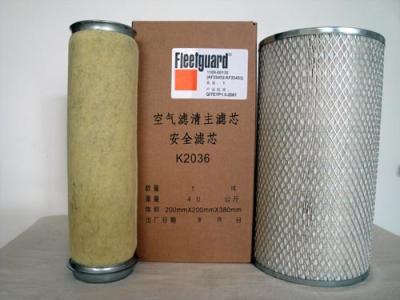 China Fleetguard filter K2036 Cummins Komatsu part for sale