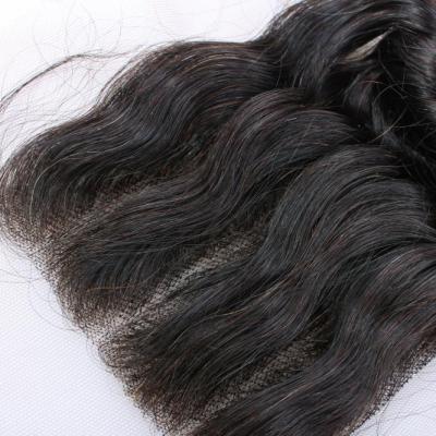 China Top Quality Wholesale Peruvian Hair Deep Wavy Silk Top Virgin Hair Lace Closure for sale