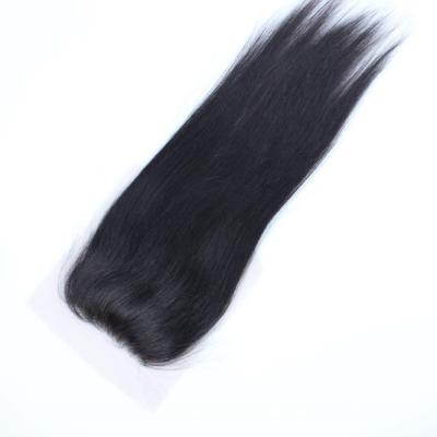 China Wholesale Human Hair Lace Closure With Baby Hair High Quality Free Style Lace Closure for sale