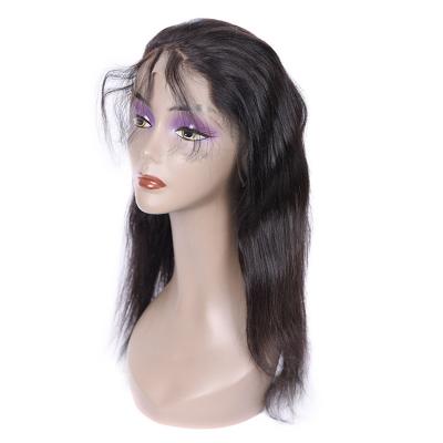 China Hair Packaging Free Straight Hair 360 Lace Band Frontal for sale