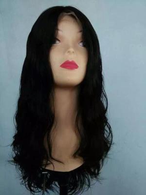 China 16 Inches Single Knots Lace Front Eueopan Virgin Hair Jewish Wigs Natural Hairline for sale