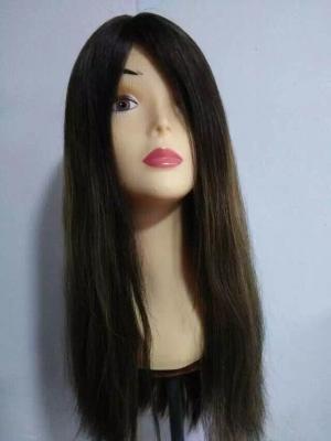 China 22 Inches Multidirectional Skin Top Platinum European Kosher Wigs Small Layer for sale
