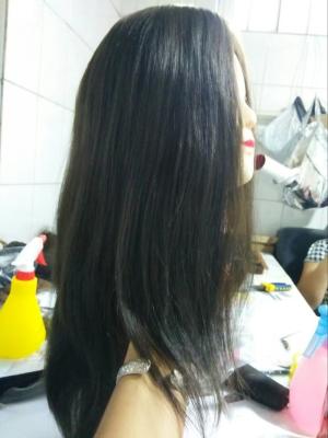 China Big Layer 14 Inches European Virgin Hair Jewish Wigs Multi-directional for Women for sale
