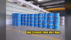 11mm 6x29F IWRC Wire Rope High Strength Industrial Lifting