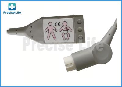 China Ph de Geduldige kabel van het monitorm1510a 3 lood ECG met 12 schakelaaraha kleurencode Te koop