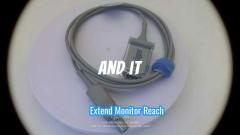 Drager SpO2 Cable Vista 120 Extension 2m
