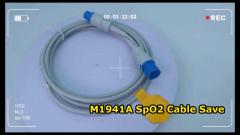 M1941A SpO2 Extension Cable 8ft TPU