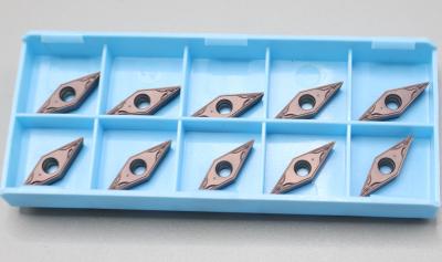 China Karbiddrehinsätze Rhombic 35° Beschichtung Drehmaschine Karbidinsätze für die Verarbeitung auf Stainl VBMT110302 zu verkaufen