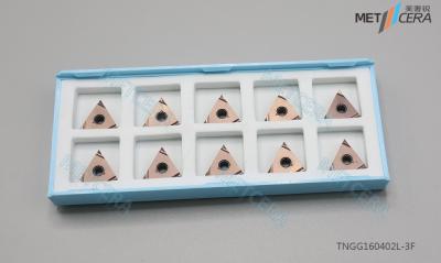 중국 60° 삼각형 네거티브 홀 TNGG1604 왼손 절단 회전 삽입, 탄화물 삽입, 땅 삽입 판매용