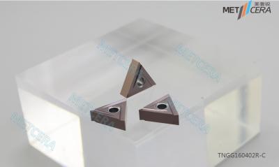 중국 60° 삼각형 네거티브 홀 TNGG1604 오른손 절단 회전 삽입, 탄화물 삽입, 땅 삽입 판매용