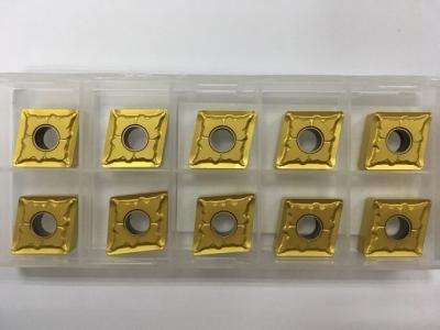 중국 크랙 저항성 고속 가공용 Ticn 기반 세르메트 회전 삽입기 CNMG1204 판매용