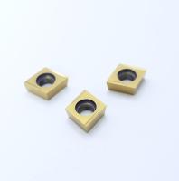 China Metal Ceramic Lathe Inserts , Silver Cnc Machine Insert CCGT09T302R-C for sale