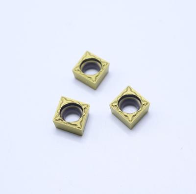 Chine Résistance à la fracture outil de tournage Cermet insère une bonne douceur de surface CCMT09T302-1PP PV2110 à vendre