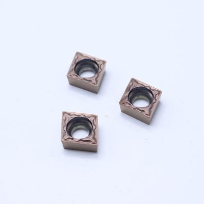 Chine Résistance à la fracture outil de tournage Cermet insère une bonne douceur de surface CCMT09T304-1PP PV8310 à vendre