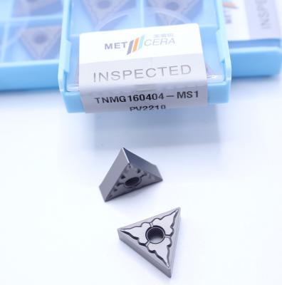 Chine La machine à tourner CNC à tournage externe insère HRA92.5 Dureté TNMG160404-MS1 PV2210 à vendre