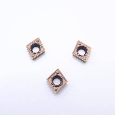 Chine Partie de travail en acier au carbone CCMT060204-1HQ PV2310 Outil de découpe en cérmet à vendre