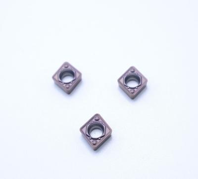 중국 파열 저항 탄산 절단 도구 삽입 CCMT060208-1HQ PV4312 내부 회전을위한 좋은 표면 부드러움 판매용