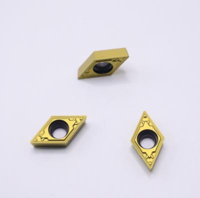 China CCMT11T304-1HQ PV3115 Golden Coated Cermet Cutting Tool Inserts for Superior Fracture Resistance for sale