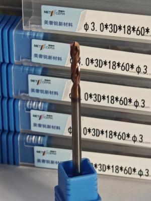 China Ferramenta de corte de carburo revestida com 3D/5D G-External Coolant Drill φ3.0 x 3D x 18 x 60 x φ3mm à venda