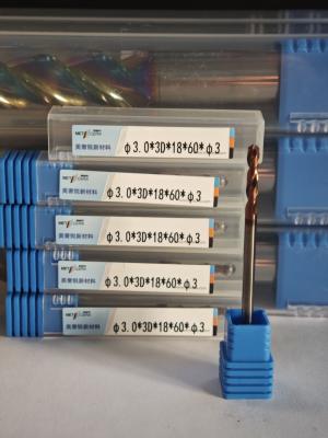 China Ferramenta de corte de carburo revestida com 3D/5D G-External Coolant Drill φ3.0 x 3D x 18 x 60 x φ3mm à venda