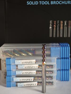 China Molino de extremos de carburo de flauta larga MAE PLUS para el procesamiento de metales no ferrosos 8 mm de diámetro HRC55-60 Dureza en venta