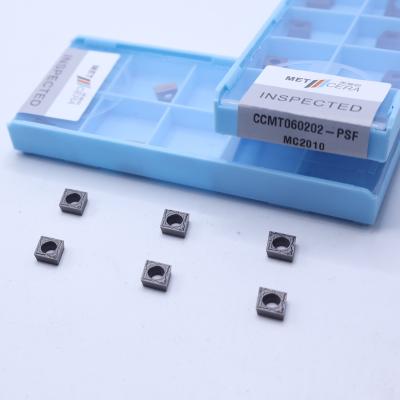 Chine CCMT060202 Tournage à vis à commande numérique pour le traitement de l'acier et des autres métaux à vendre