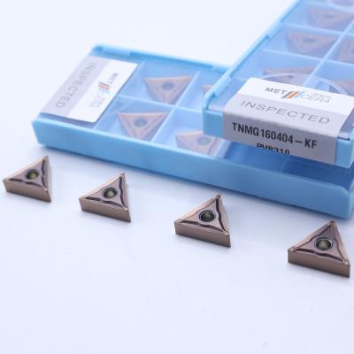 중국 PVD 코팅 탄화물 외부 회전 삽입, 부정적인 탄화물 삽입 TNMG160404-KF PV8310 판매용