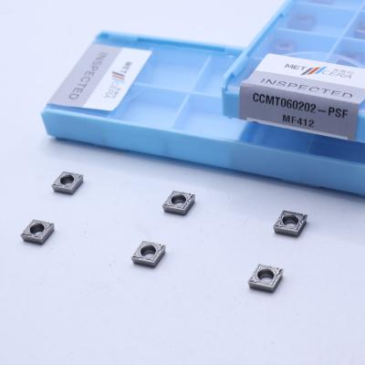 중국 CCMT060202 CNC 턴테인어 인덱스 가능한 탄화물 회전 삽입, 강철, 합금, 내부 회전을위한 최종 칩 브레이커에 대한 탄화물 삽입 판매용