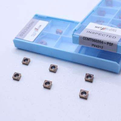 중국 CNC 탄화탄소 회전 삽입기, 톱니 도구 기기용 PVD 코팅 탄화탄소 회전 삽입기, CCMT060204 판매용