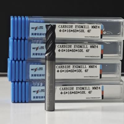 China MME4 Cortador de fresado de acero inoxidable 6 mm, φ6.0x16x6Dx50 mm en venta