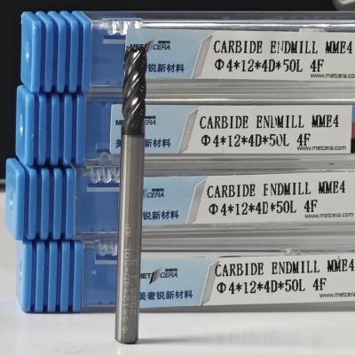 MME4 不同鋼磨削機 4mm φ4.0x12x4Dx50mm 粗末な仕上げ硬さ HRC55-60
