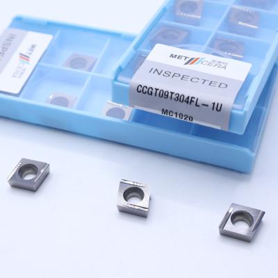 Chine CCGT09T304FL-1U Insert de tournage interne pour la découpe de pièces de travail en acier à faible alliage à vendre