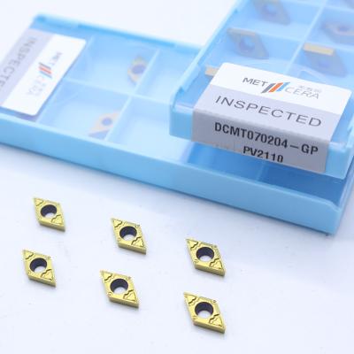 Chine DCMT07 DCMT11 Inserts de tournage CNC de Cermet, Inserts de tournage Cermet pour machine CNC à vendre