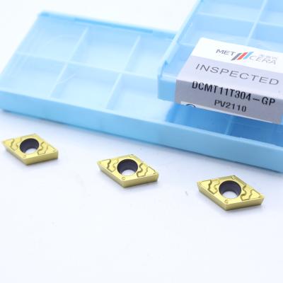 Chine DCMT07 DCMT11 Inserts de tournage CNC de Cermet, Inserts de tournage Cermet pour machine CNC à vendre