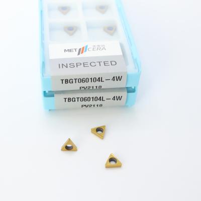 중국 MC2010/PV2110 등급 세르메트 CNC 턴링 삽입 장치와 최종 삽입 장치 및 4W 칩 브레이커 판매용