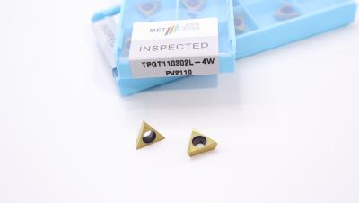 중국 TPGT06 TPGT08 TPGT09 TPGT10 TPGT11 코팅이 없는 4W 칩 브레이커와 함께 세르메트 CNC 턴링 삽입 판매용