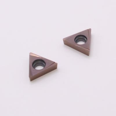 China TPGT10 TPGT11 Carbide Turning Inserts for CNC Turning 4W Chip Breaker in Silver / Bronze for sale
