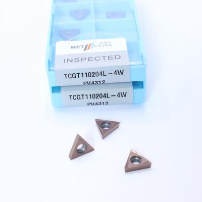 중국 TCGT11 탄화물 회전 삽입 4W 칩 브레이커 외부 및 내부 회전 판매용