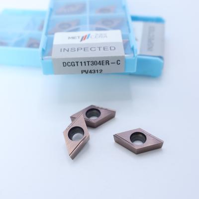 中国 MF412/PV4312 グレード シルバー / ブロンズ DCGT07 DCGT11 カービッド CNC トーニング インセット 販売のため