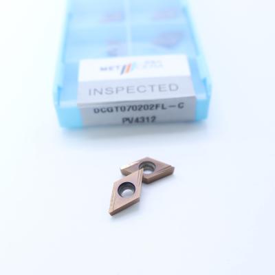 中国 MF412/PV4312 グレード シルバー / ブロンズ DCGT07 DCGT11 カービッド CNC トーニング インセット 販売のため