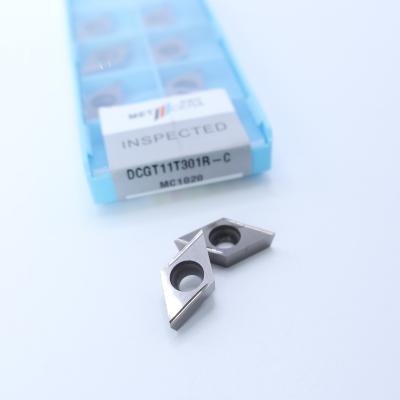 Chine Cermet inserts de tournage CNC DCGT07 DCGT11 C finition de la briseuse à puces Matériau métallique haute résistance à l'usure Avantage à vendre