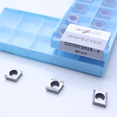 중국 CCGT06 CCGT09 탄화탄소 회전 삽입, 탄화탄소 CNC 회전 삽입 H 칩 브레이커 판매용