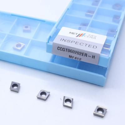 중국 CCGT06 CCGT09 탄화탄소 회전 삽입, 탄화탄소 CNC 회전 삽입 H 칩 브레이커 판매용