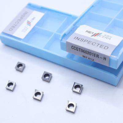 중국 CCGT06 CCGT09 탄화탄소 회전 삽입, 탄화탄소 CNC 회전 삽입 H 칩 브레이커 판매용
