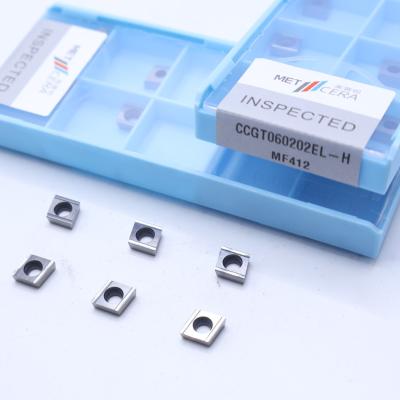 중국 CCGT06 CCGT09 탄화탄소 회전 삽입, 탄화탄소 CNC 회전 삽입 H 칩 브레이커 판매용